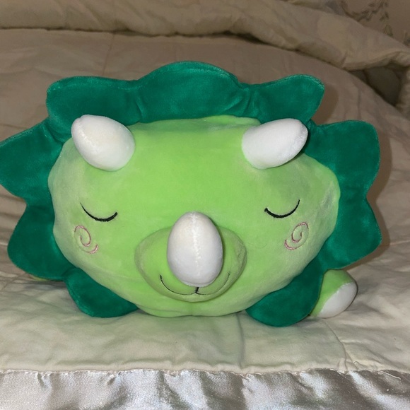 Squishmallows | Toys | Squishmallows Tristan The Triceratops Laying ...